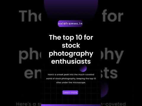 The top 10 for stock photography enthusiasts