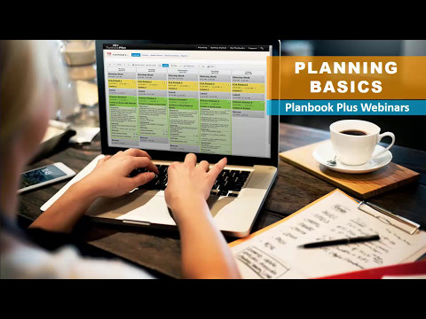 Basic Planning with Planbook Plus: 2017 Webinar
