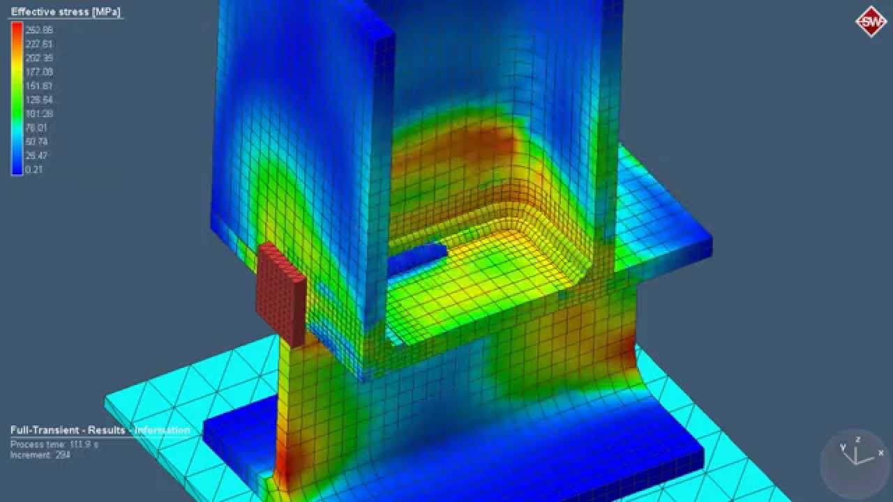 Welding simulation - Multipass welding - Stress analysis