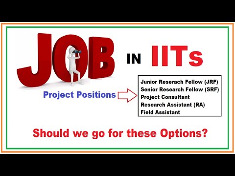 JRF | SRF | RA | Project Assistant & Consultant Positions in IIT NIT IIIT CFTI IISER | Dr Vijayender