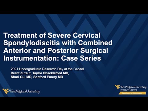 Treatment of Severe Cervical Spondylodiscitis: A Case Series (UGRD2021 - Zutaut)