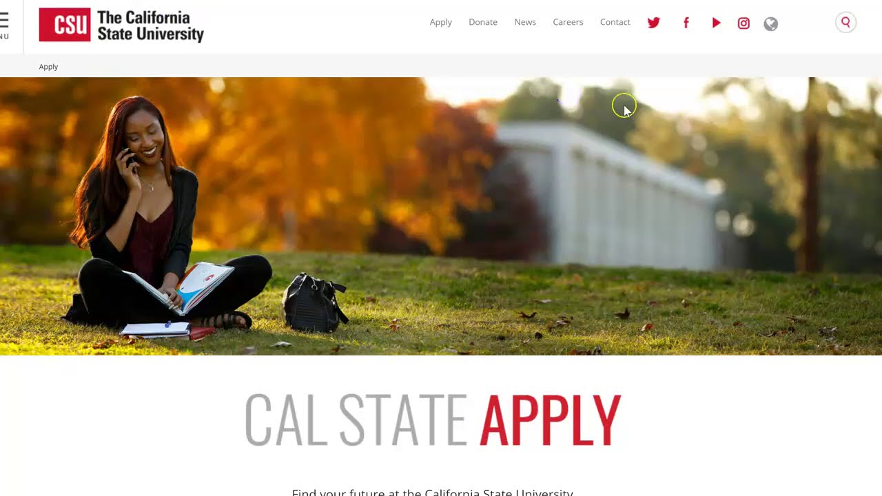 CSU Application: Creating an account and profile
