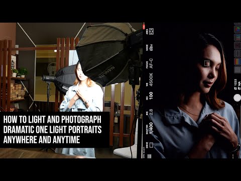 How to Light and Photograph a DRAMATIC One Light Portrait, Anywhere and Anytime!