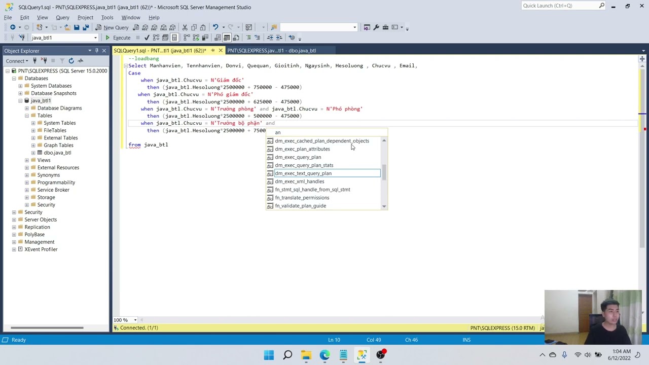 BTL Lập trình Java - TNUT (Phần 1)