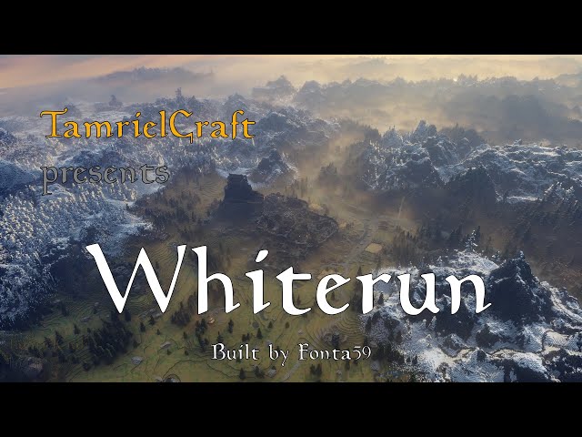 Whiterun (Skyrim TES) full interior Minecraft Map