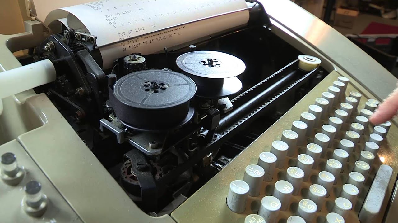 Loading a DEC BASIC Program using Teletype