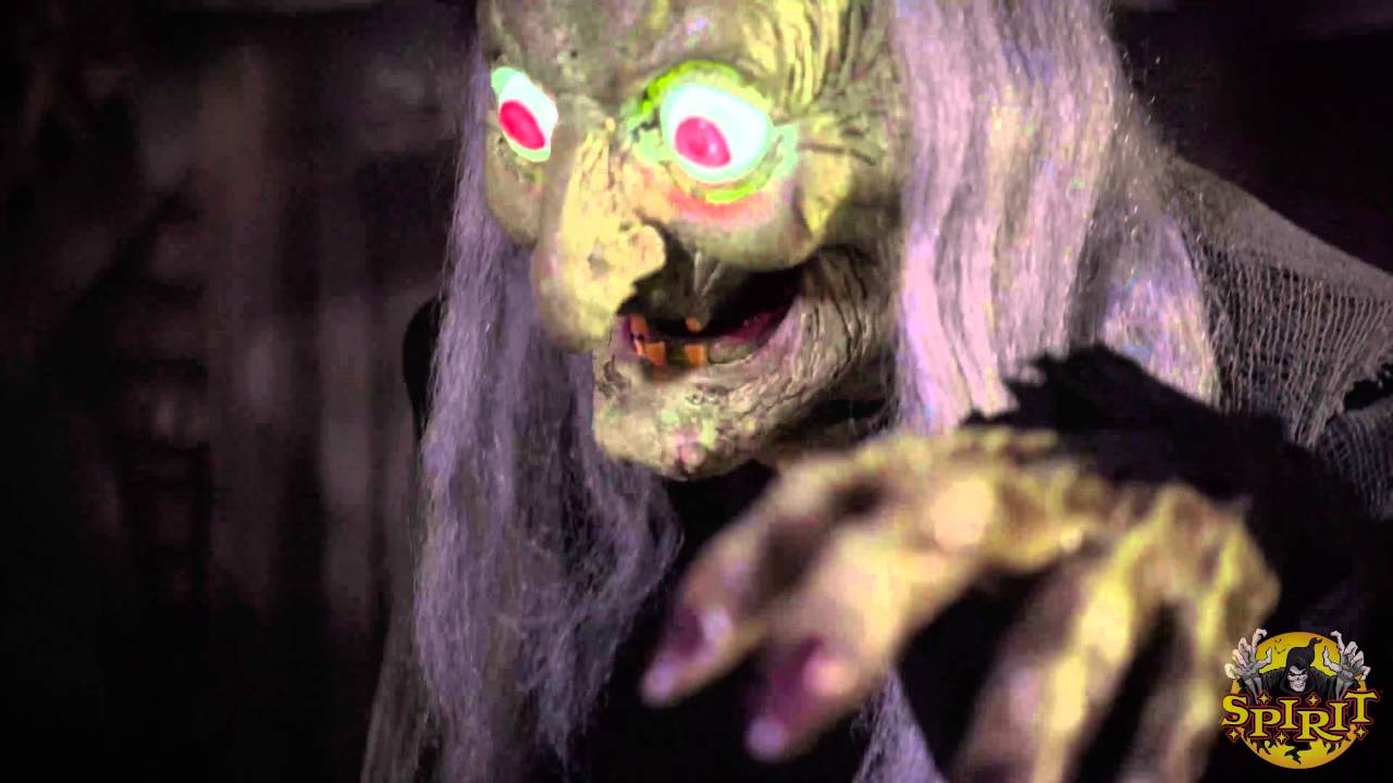 6 ft Spell Speaking Witch