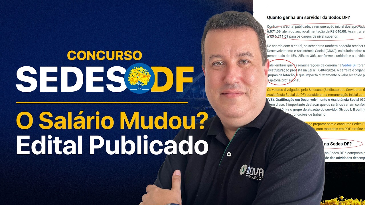 SEDES DF Exam 2026 | Has the salary changed? The truth about the actual compensation! 💵