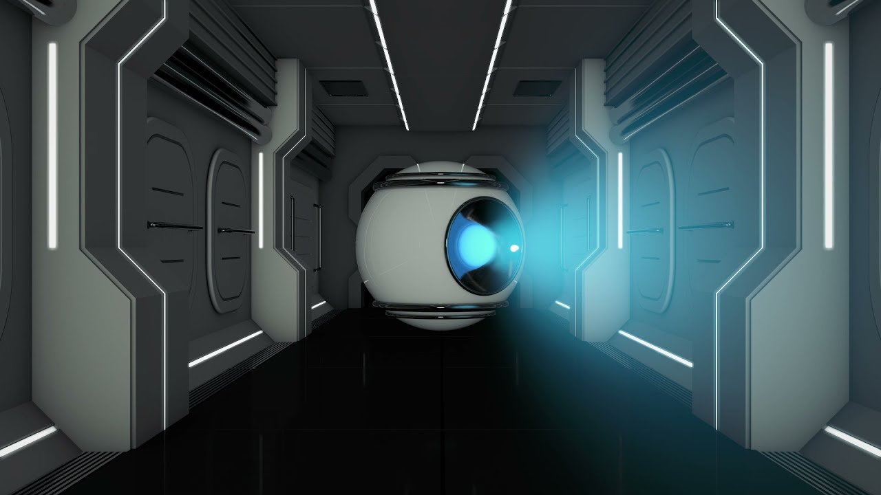 Sci-Fi Corridor Scene