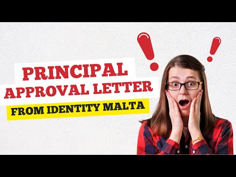 MALTA PRINCIPAL APPROVAL LETTER # WORK PERMIT # IDENTITY MALTA # PROCESS FOR MALTA (EUROPE)