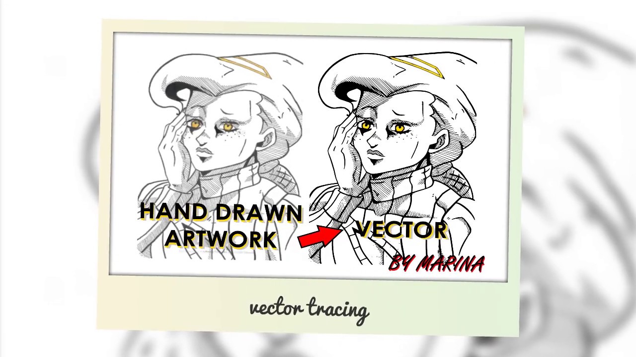 Make money on Fiverr - vector tracing GIG