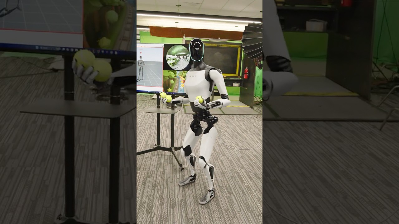 Tesla Robot Breaks a TV