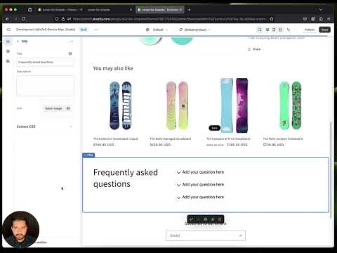 Create a Custom FAQ Section in Shopify