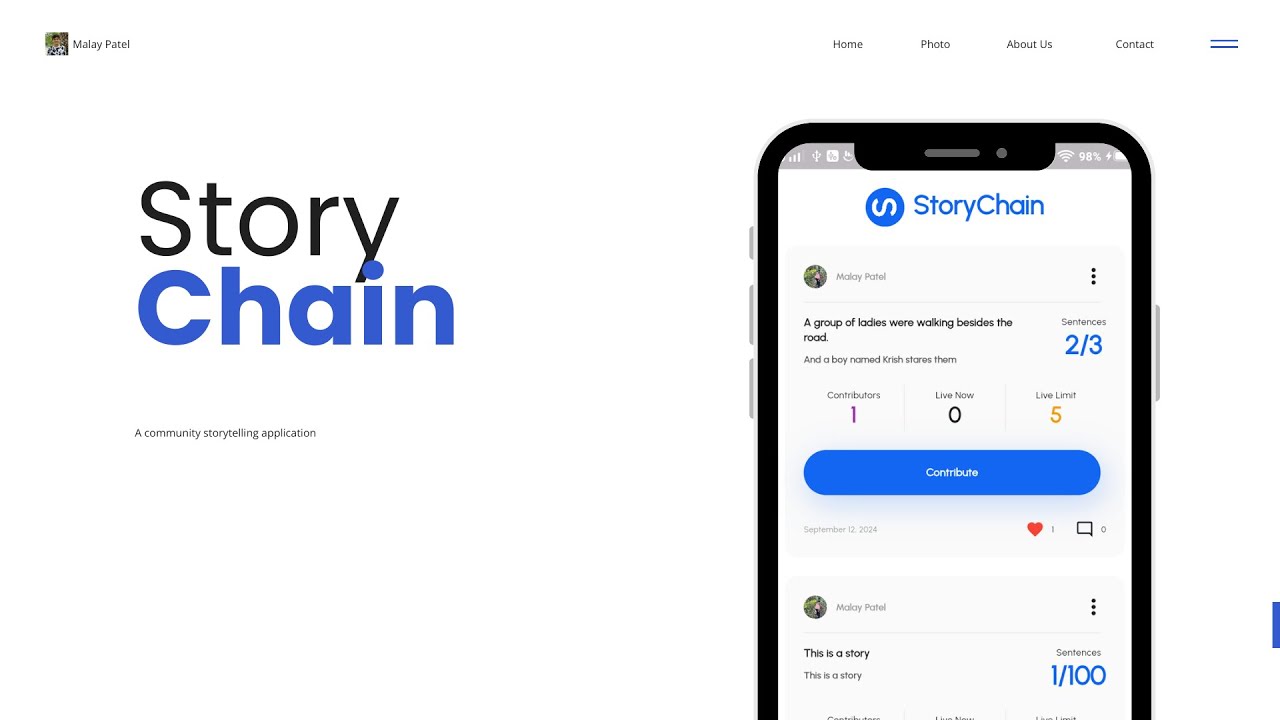 Storychain prototype demo | DeveloperWeek 2025 Hackathon