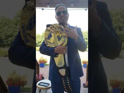 The Greatest Fantasy Football Title Belt Ever! Trophy Smack!