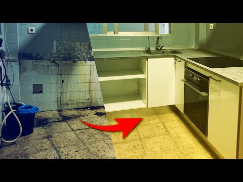 ¡23 horas en 4 minutos! Cómo MONTAR COCINA de BRICODEPOT | Time Lapse de COCINA ✅