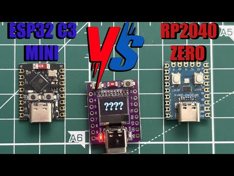 BEST VALUE microcontroller in 2025? ESP32 C3 MINI OR RP2040 ZERO? The result will surprise you!