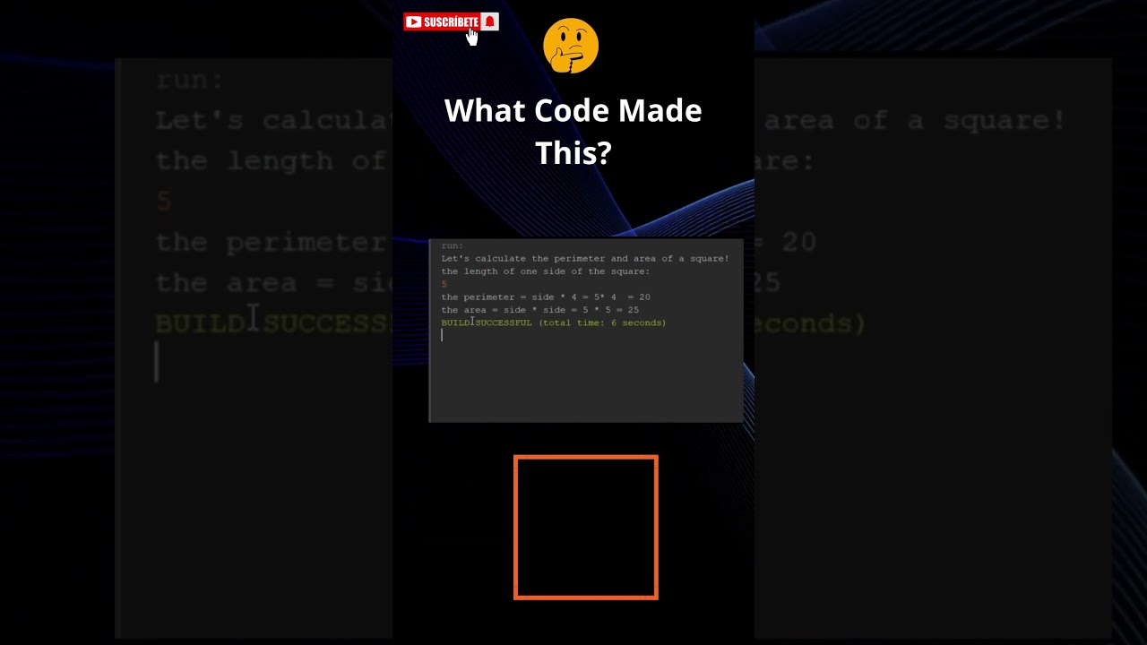 What Code Made This #4 🤔 ?  #coding #programming #technology