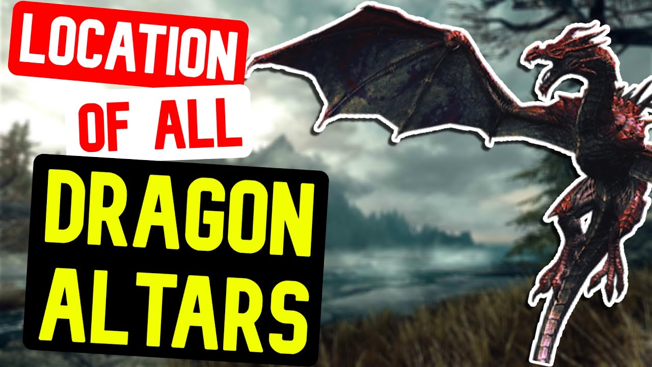 Location Of ALL Dragon Altars! | TES V: Skyrim