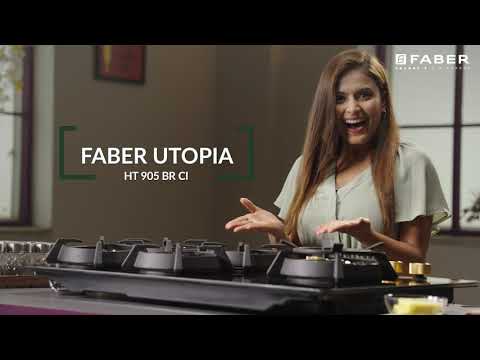 Three Burner Gas Stove - Faber HOB UTOPIA HT 783 BR CI Glass Top Gas Stove 3 Burner Manufacturer ...