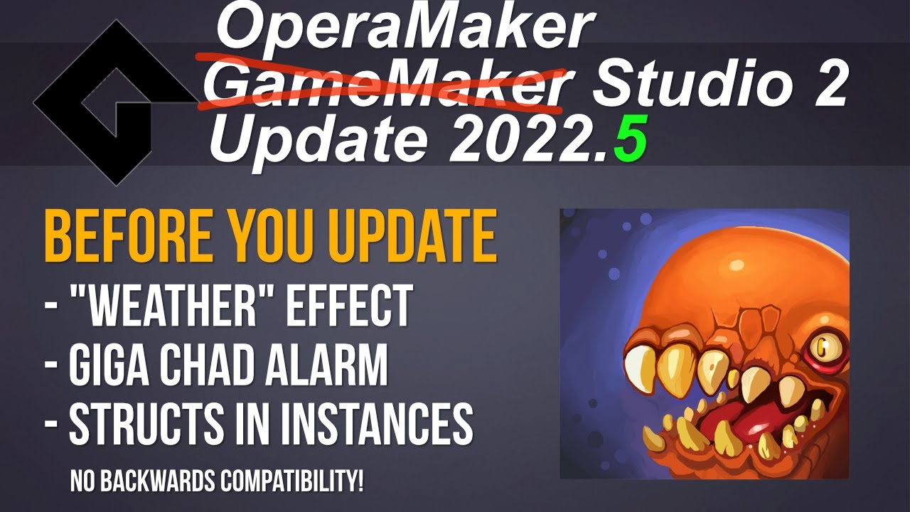 Patch V2022.5 - Weather effect + features [GameMaker Studio 2]