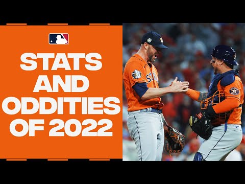 CRAZIEST stats and oddities of 2022!! (HOU World Series No-Hitter, SEA 7-run comeback and more!)