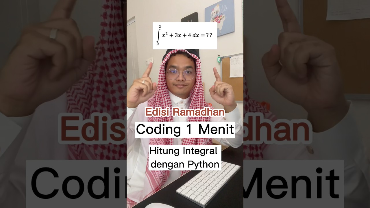 Integral dengan Python - Coding 1 Menit