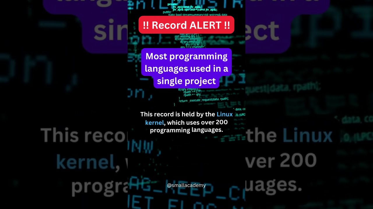 Most Programming language use in a project ?