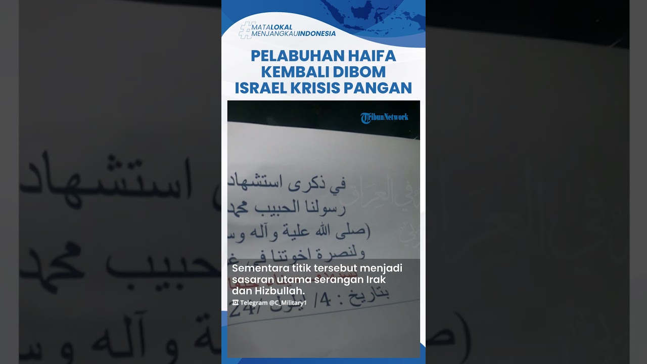 Irak Kembali Ledakan Pelabuhan Haifa, Jutaan Warga Israel Terancam ...