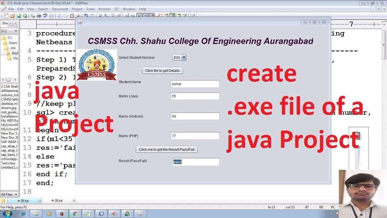 60 Create set up .exe of Java Project Make Java Executable Convert .jar into exe file in netbeans