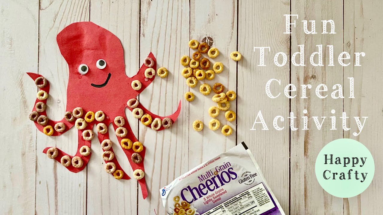 Awesome Toddler Activities with Cereal