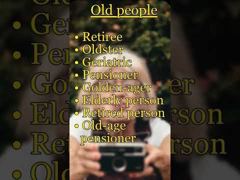 14 Synonyms of Old people.Ielts useful Vocabulary.#shorts