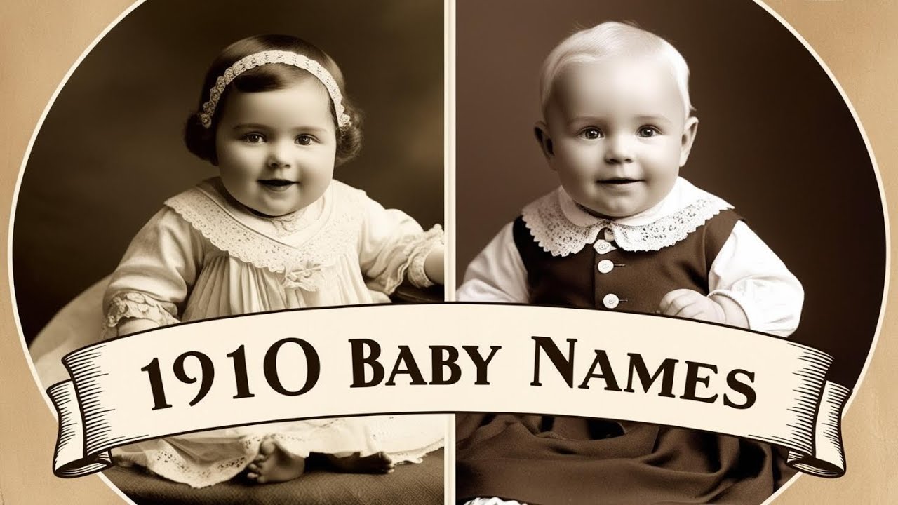 50 Baby NAMES from the 1910 and the meanings!