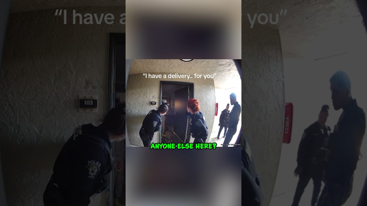Cops Pretend to Be DoorDash but Get the Wrong Address 😱 #shorts