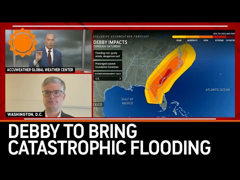 Debby Update August 5 – “Just Getting Started” – This is Not Cool