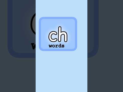 "ch" Words, Words start with CH, Ch digraph #digraphs #chwords #blends #phonics #