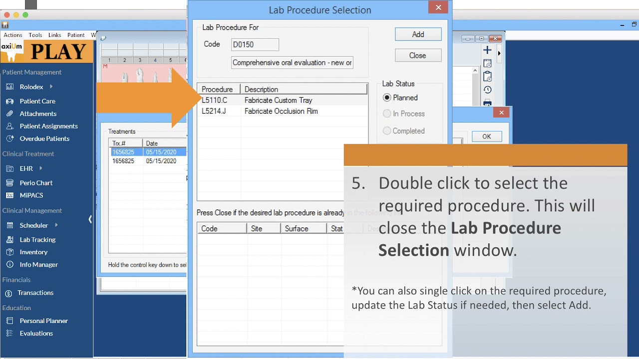 Managing Lab Orders through axiUm