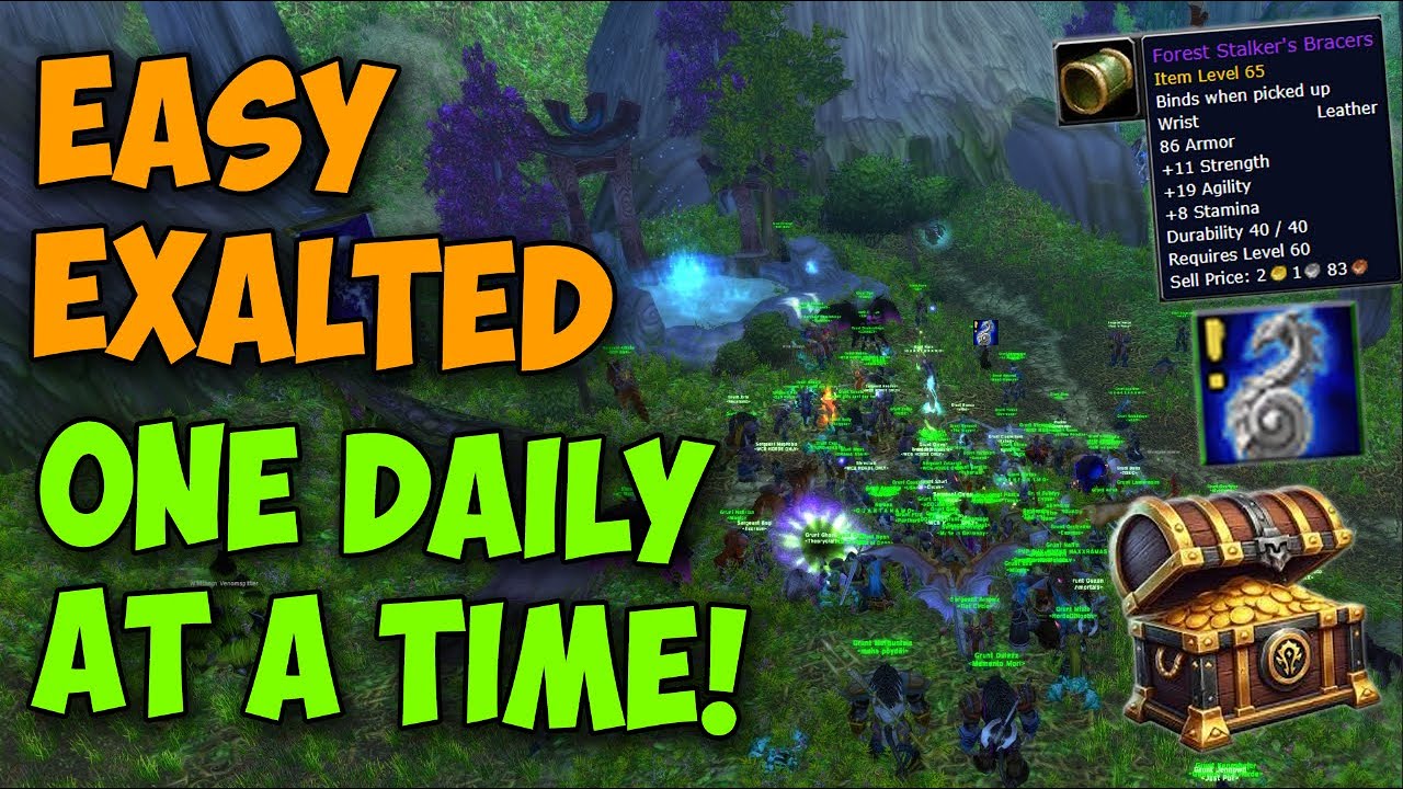 How to get Exalted wIth Warsong Gulch and Silverwing Sentinels! VERY EASY