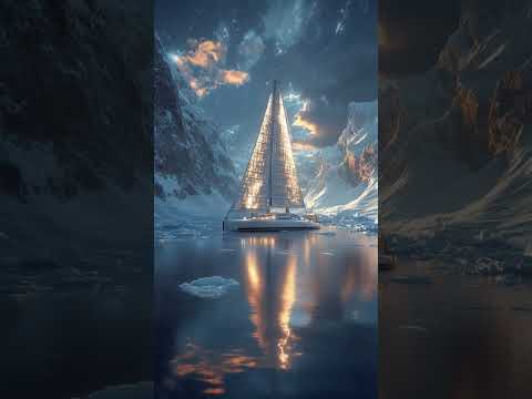 an ice-reinforced trimaran with autonomous helm