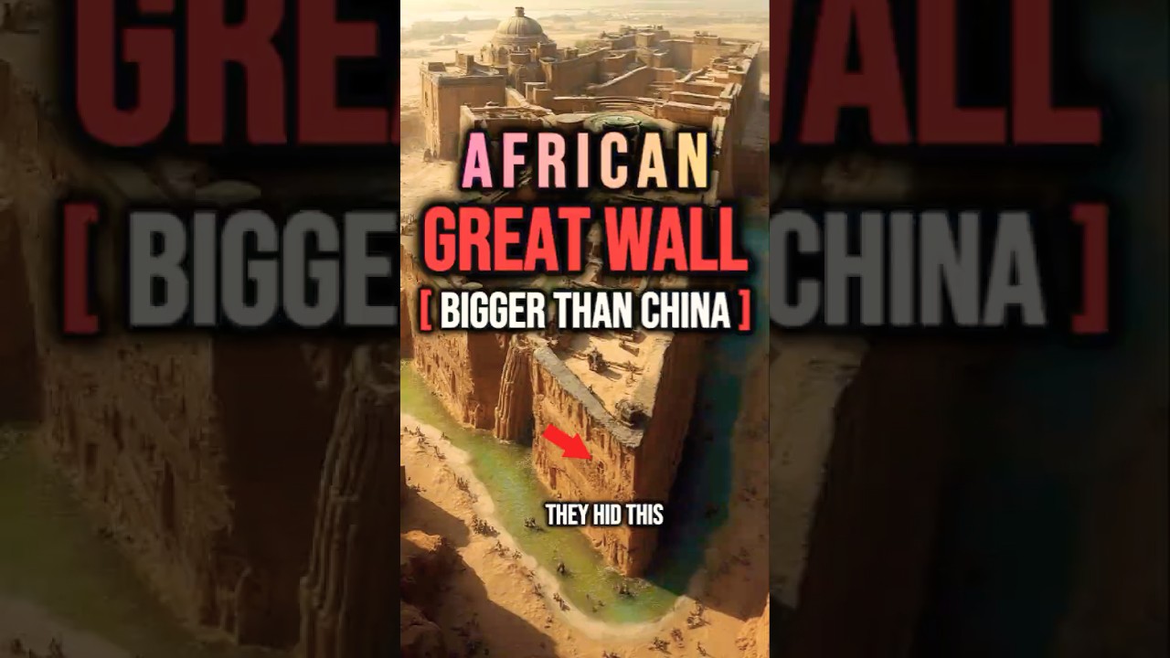 Africans Built the Real Great Wall 😮 #africanhistory