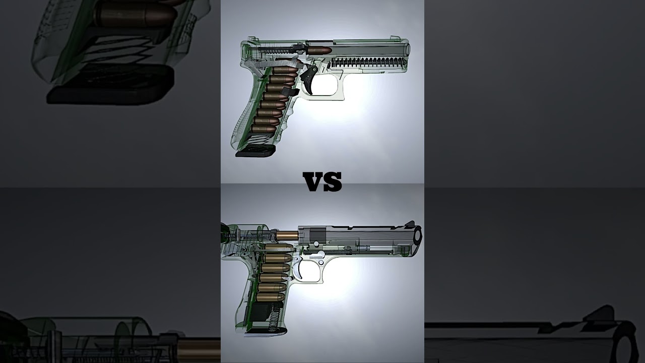 Desert Eagle VS Glock 17