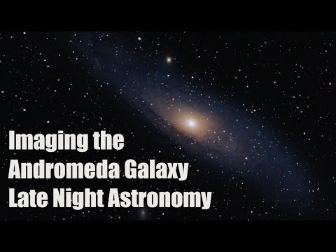 Imaging The Andromeda Galaxy with the SkyGuider Pro | Late Night Astronomy