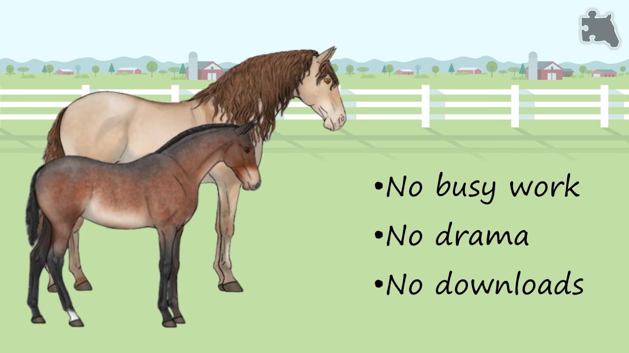 No drama, no busy work, no download horse genetics game.
