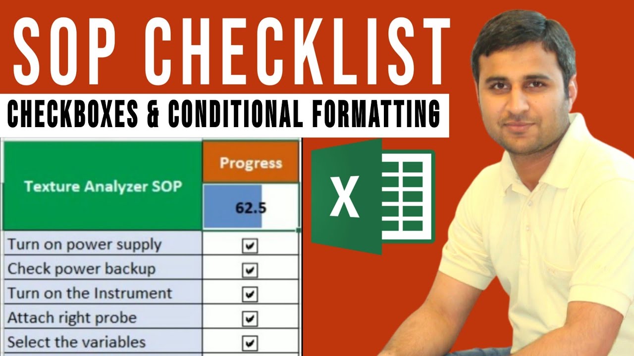 Streamline Your Workflow with SOP Checklist: Complete Guide with Checkboxes & Conditional Formatting