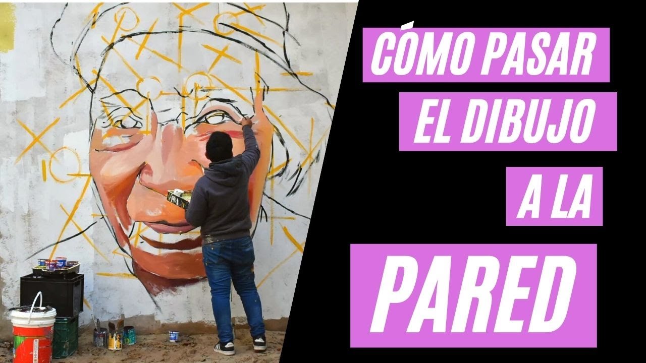 How to plan a drawing for a mural quickly and easily