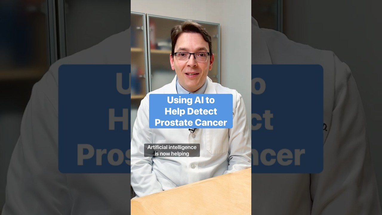 Using AI to help detect prostate cancer.