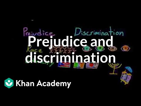 Prejudice and discrimination based on race, ethnicity, power, social class, and prestige