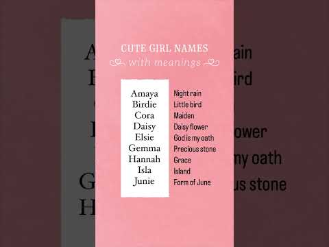 Cute Baby Girl Names (with meanings!) 💖
