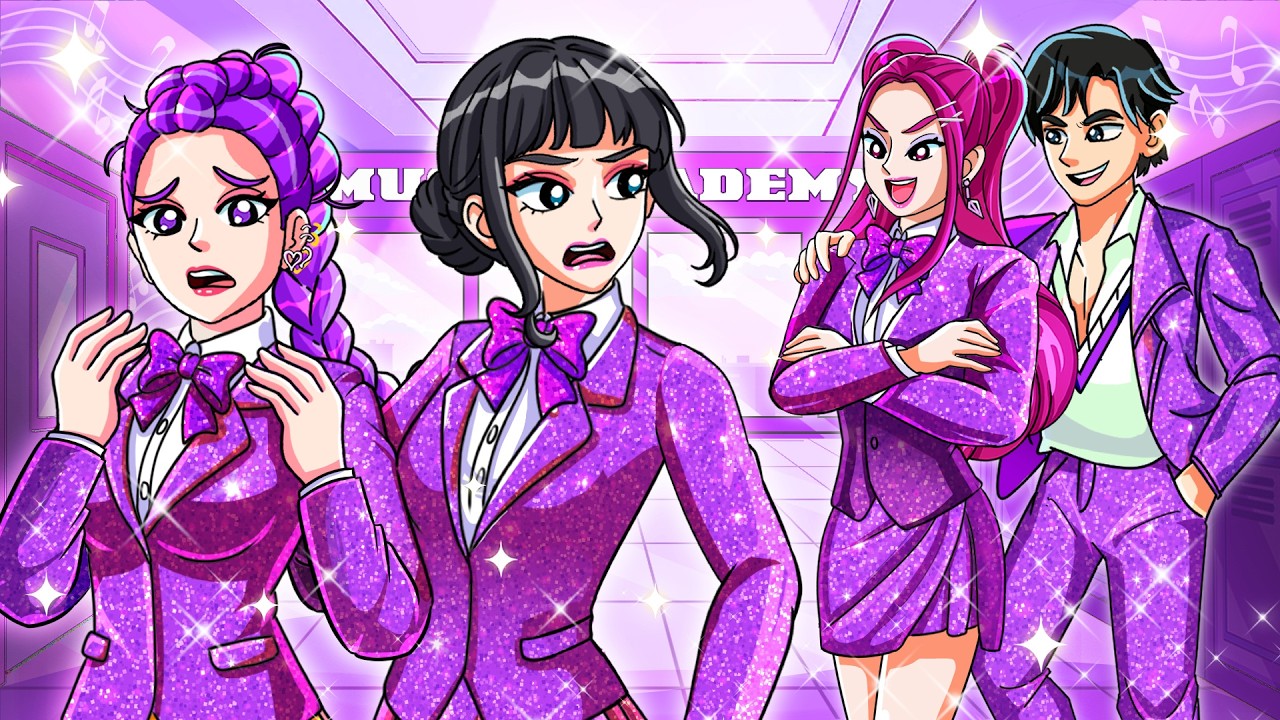 HUNTRIX: THE EARLY YEARS! | KPop Demon Hunters Animation