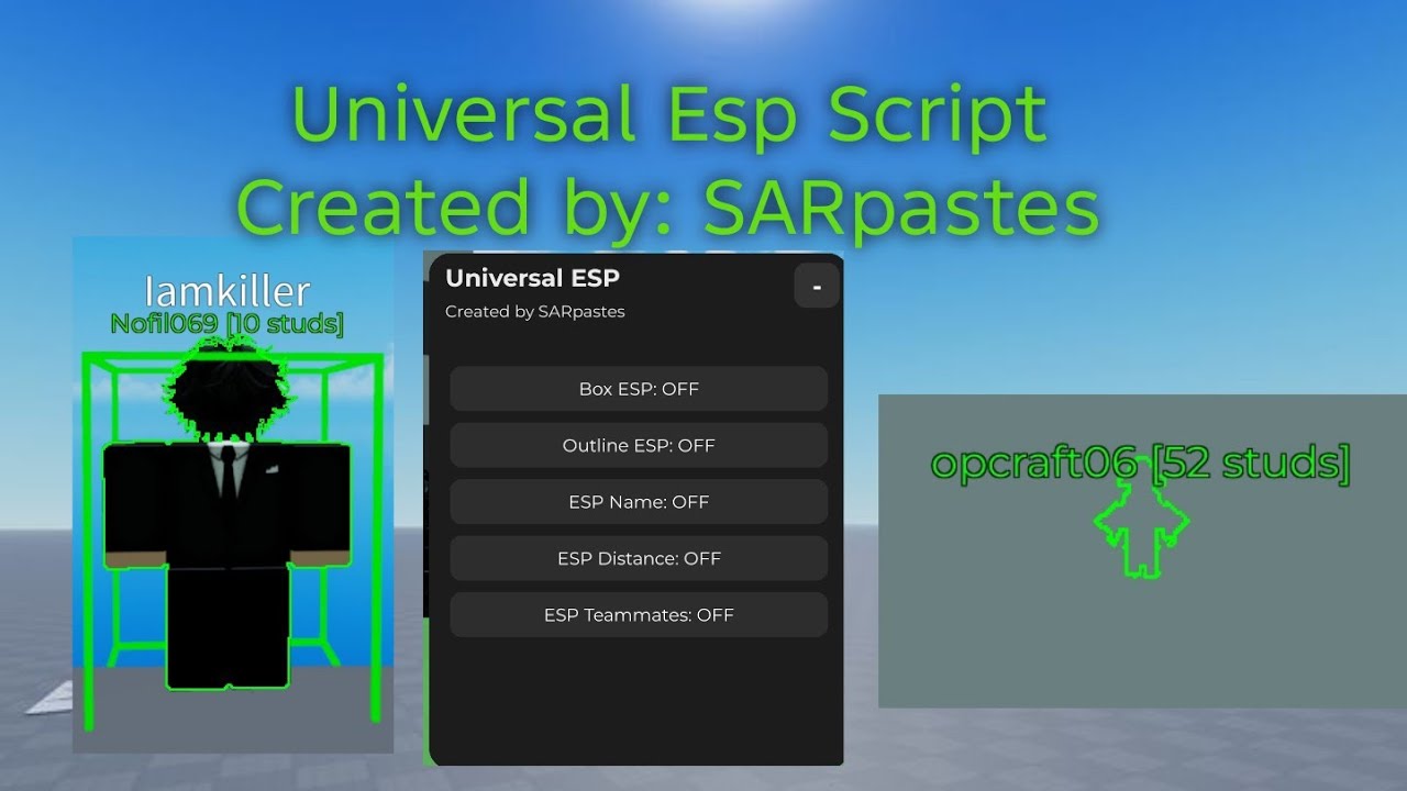 Universal Esp Roblox Script | Free, Direct Link, Box Esp And More
